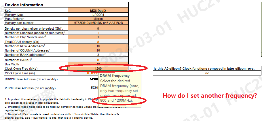 Solved: How to set the desired DDR frequency using the i.MX8QXP/DXP/DX DDR Register Programming ...