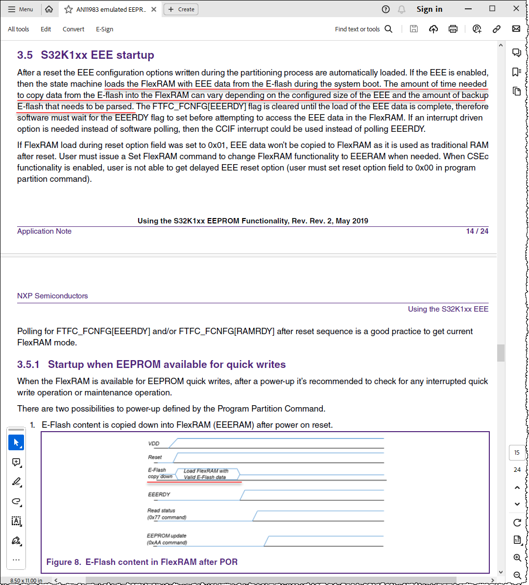 Solved: S32K118 - Emulated EEprom initalization time - NXP Community