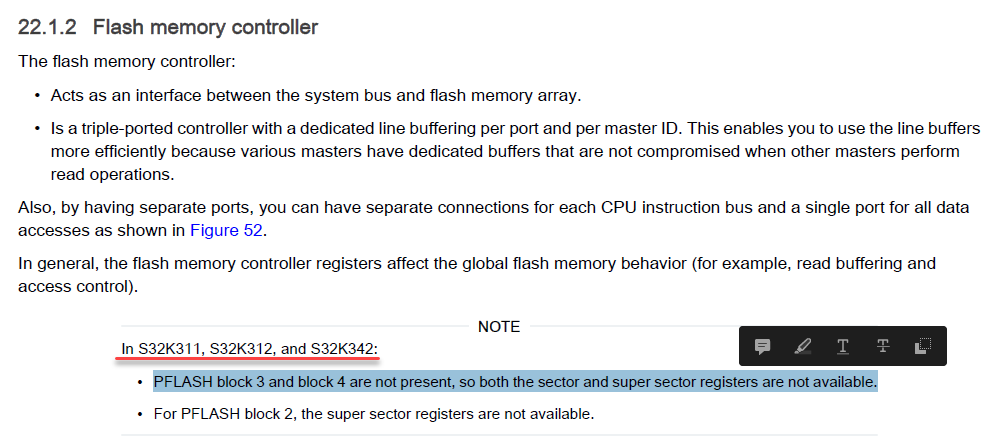 Solved: Issue with no changes in generated code after configuring Flash parameters for S32K312 ...