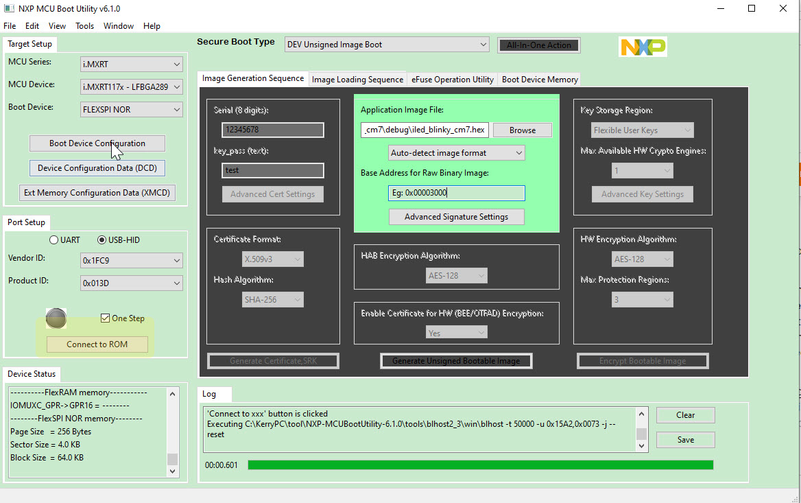 How to load MDK RAM app to the RT1170 external flash - NXP Community