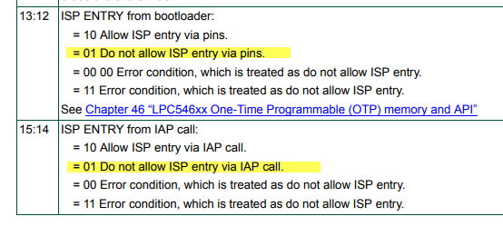 LPC546XX ECRP problem - NXP Community