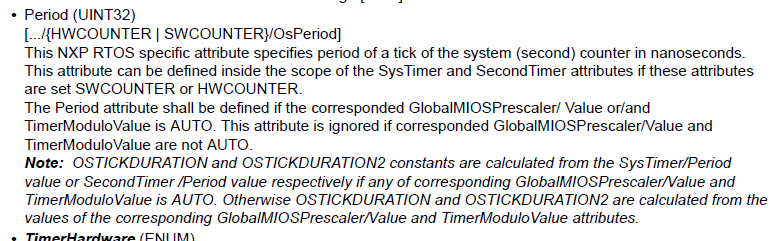 TICK duration issue on NXP RTOS using S32K344 - NXP Community