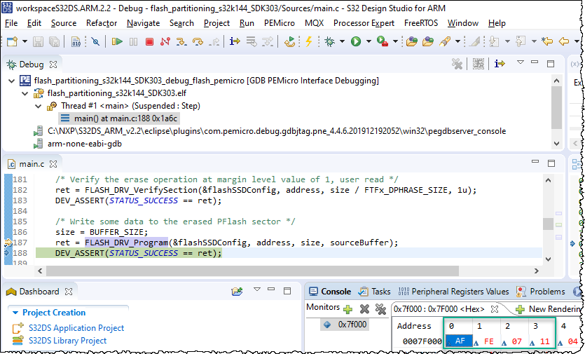 Solved: S32K144, flash write: "0xAFFE0711" --> flash read "0x1107FEAF", byteorder changed on ...