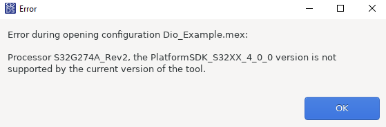Solved: Dio_Example_S32G247A_M7 has compilation errors - NXP Community