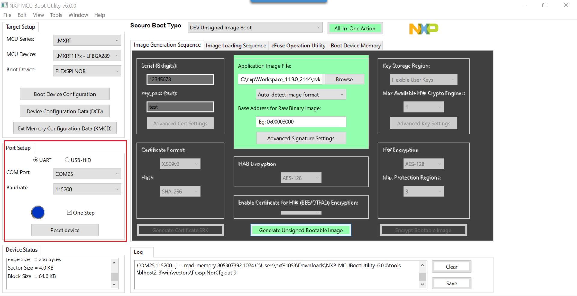 回复： What do you have to change to use IAR sdram_txt_debug configuration wit JLink on 1050-EVK ...