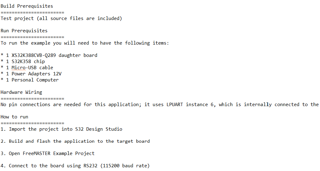 Solved: Re: Freemaster example not working for S32K358 (S32K358EVB-Q289) - NXP Community