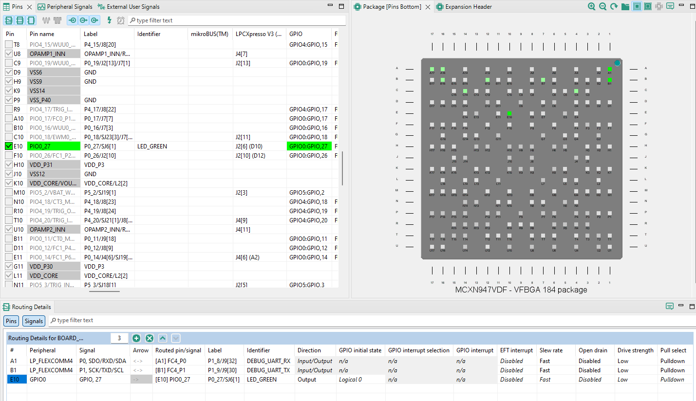 Solved: FRDM-MCXN947 GPIO_PortClear() not working and why? - NXP Community