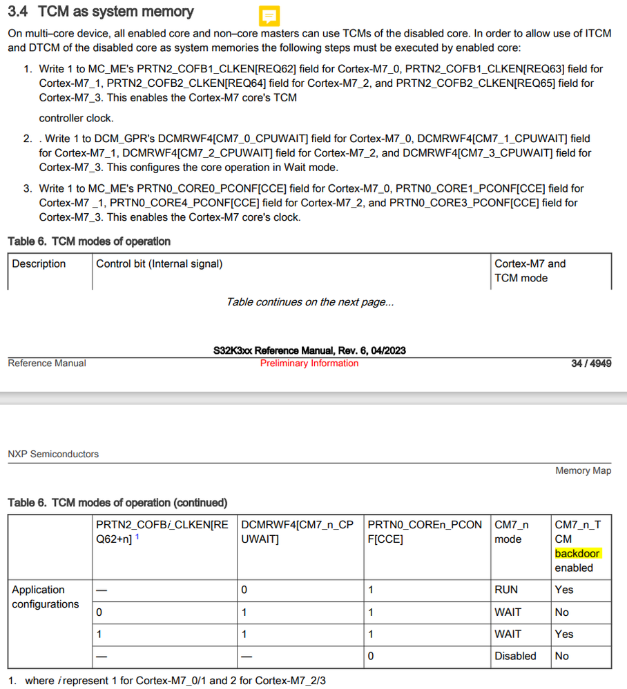 Solved: S32K3x Questions about the use of I-TCM and D-TCM - NXP Community