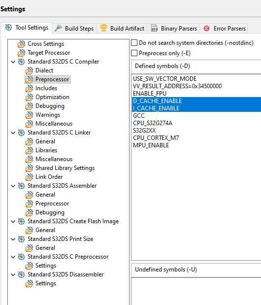 Solved: Please tell me about cache settings. - NXP Community