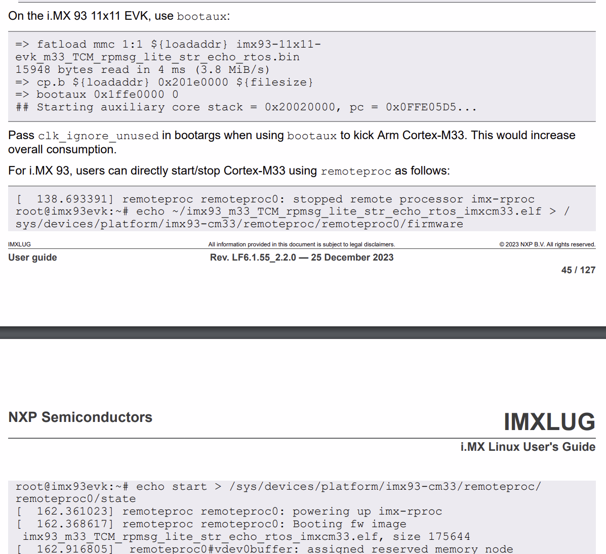 Imx93 Rpmsg Intercore Communications Question Nxp Community