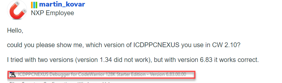 Solved: cw v2.10 OSJTAG 调试器无法使用 - NXP Community