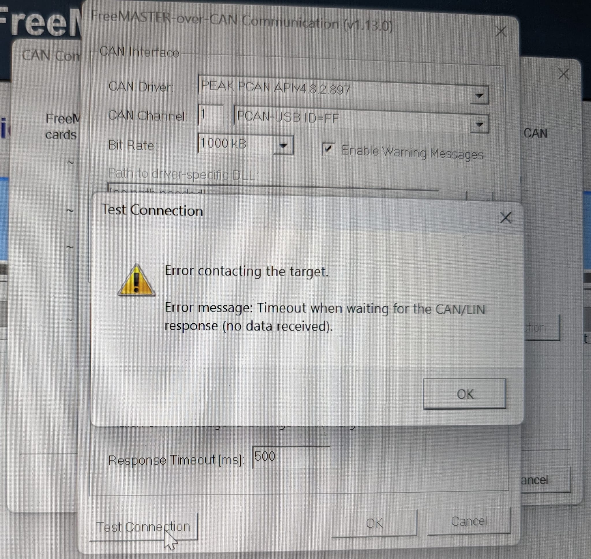 Unable to connect the S32K144 RDDRONE BMS772 board using J-Link Commander - NXP Community