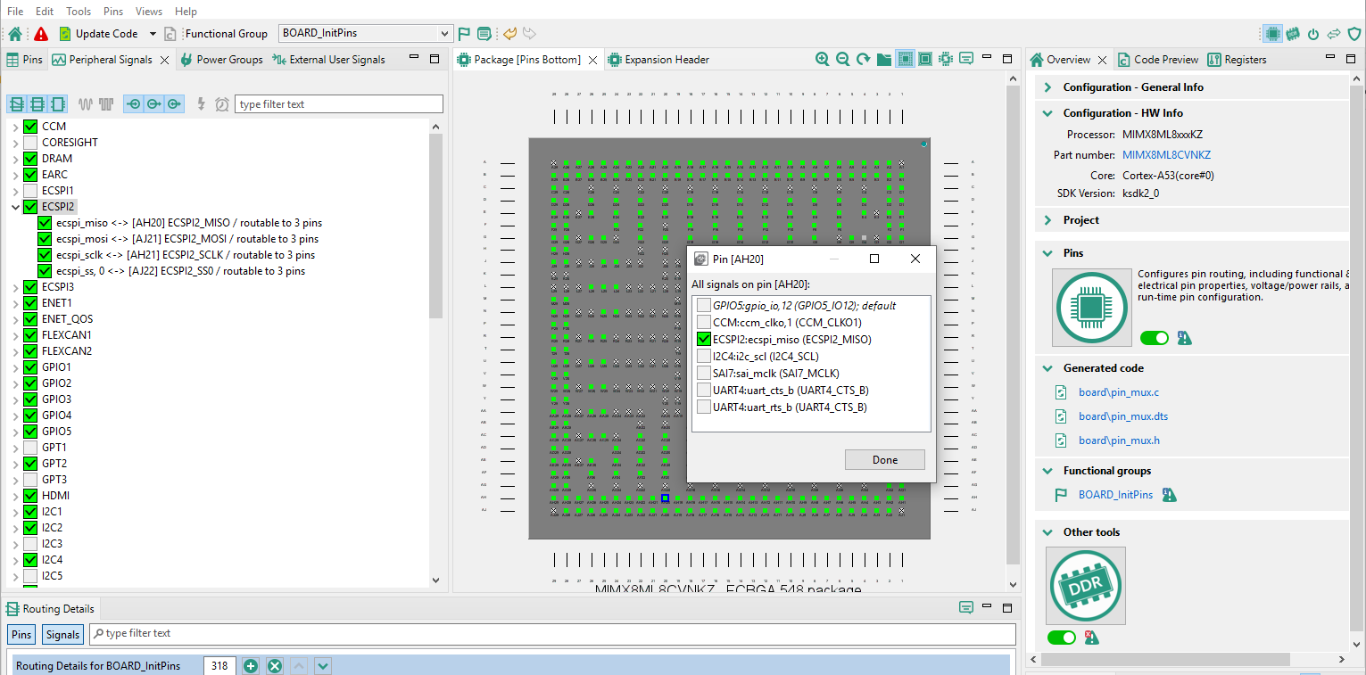 How to use nxp pin config tool for pin multiplexing in imx8mplus in yocto project? - NXP Community