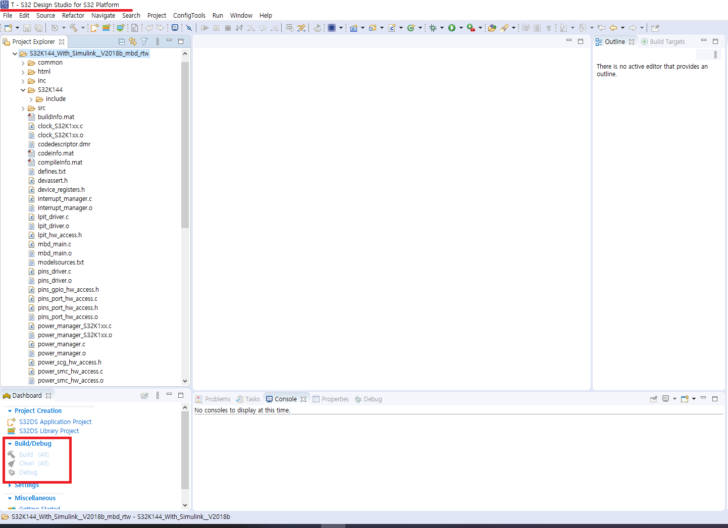 Solved: Re: How to use S32 Design Studio for S32 Platform for files generated by Simulink - NXP ...