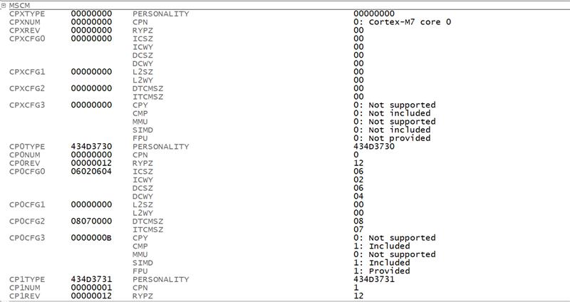 Register values are not showing in the memory - S32K388 - NXP Community