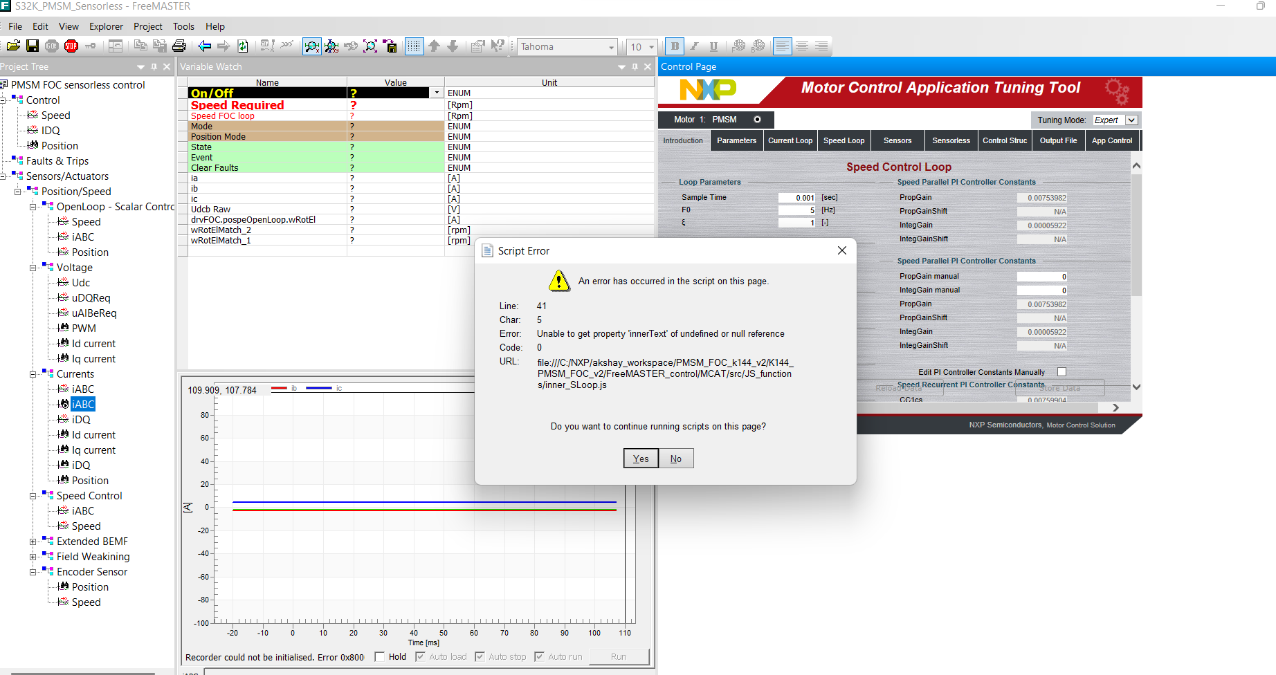 freemaster "Access is denied" error - NXP Community