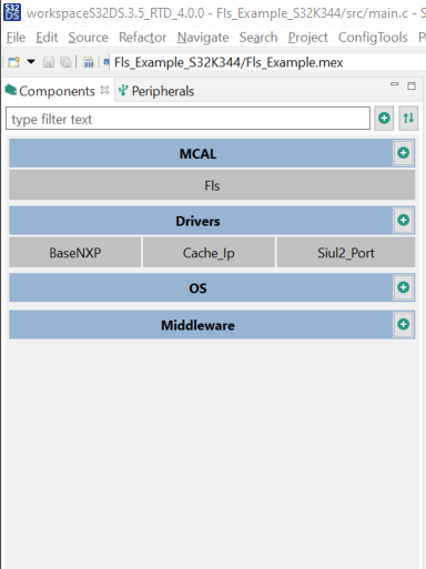 S32k324 Fls Module Add To S32ds Project Nxp Community