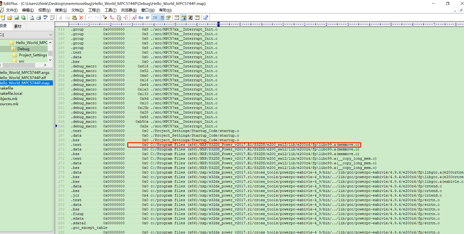 Solved: mpc5744 facing a memmove function bug - NXP Community