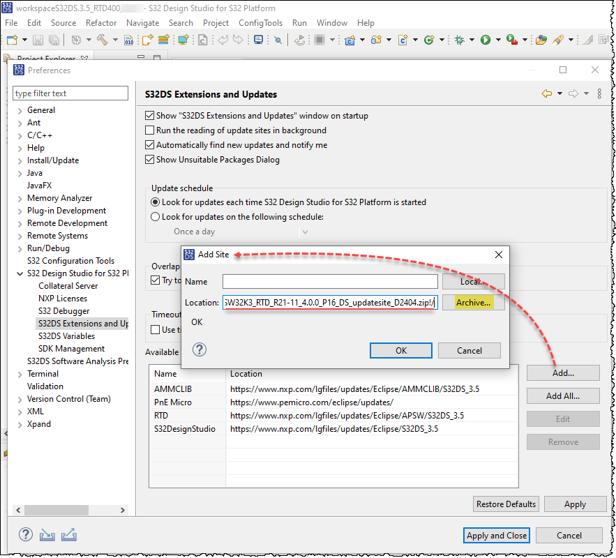 Solved: RTD 4.0 with Design Studio 3.5 - NXP Community