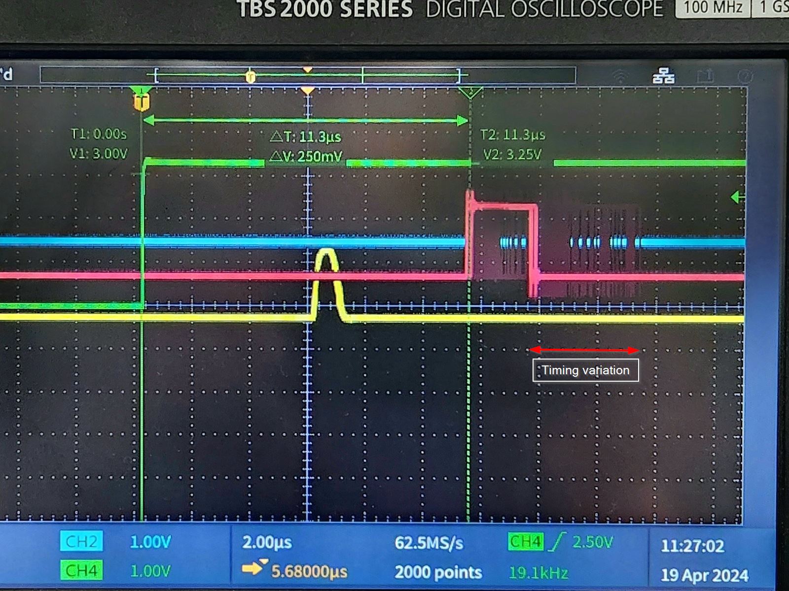 K20 variable interrupt handling time - NXP Community