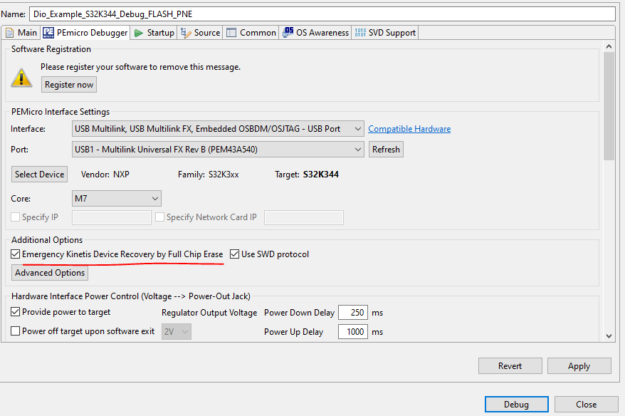 Solved: Flash erase in S32 Design studio - NXP Community