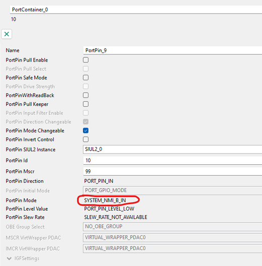 Solved: Re: NMI Handler (Non Maskable Interrupt) not triggering in S32K388 - NXP Community