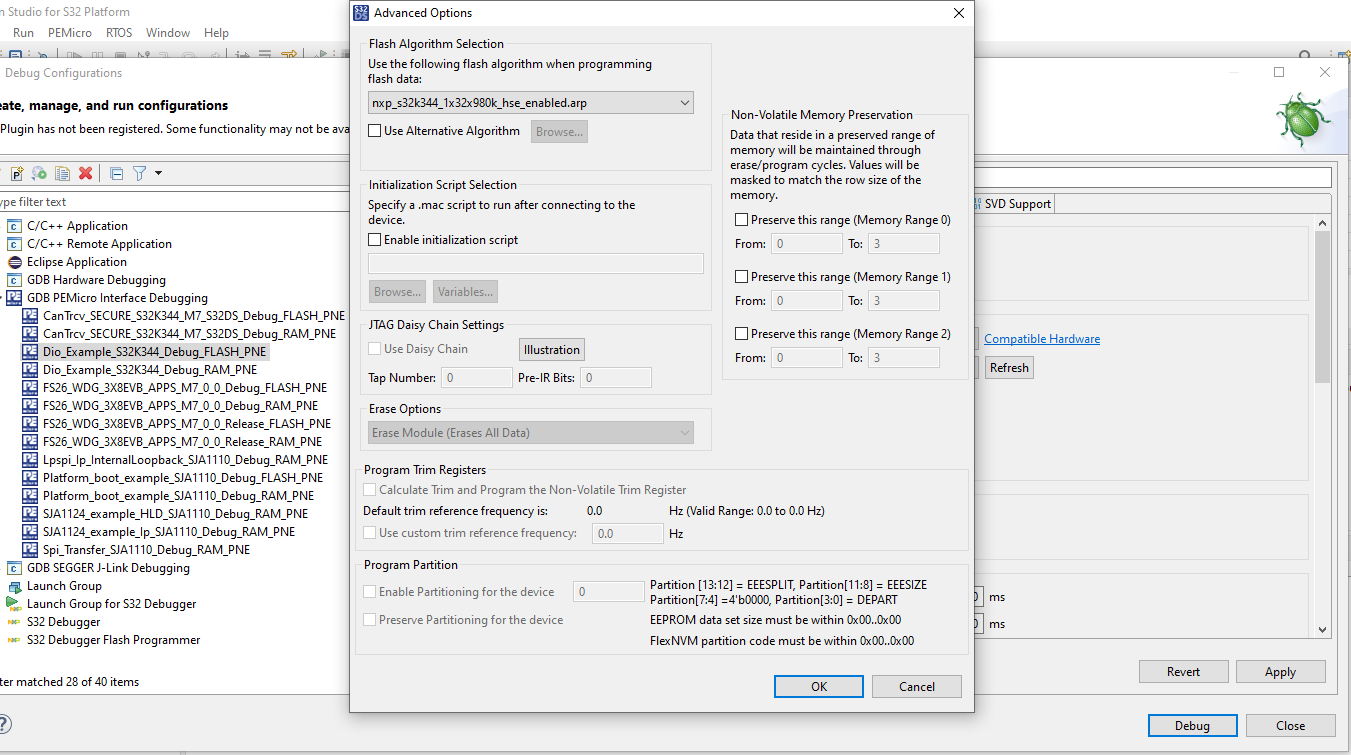 Solved: Flash erase in S32 Design studio - NXP Community