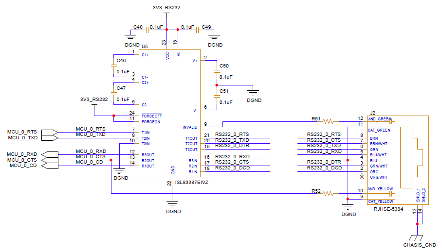 MIMXRT1176CVM8A: Regarding Carrier detect pin of RS232 communication ...