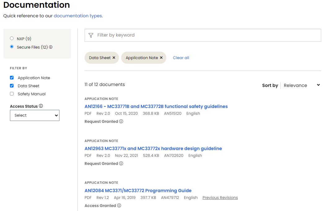 MC33771C Battery Cell Monitoring Unit IC - NXP Community