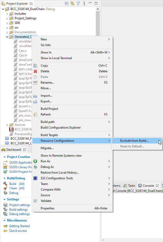 Solved: Migrating S32K144 project from S32 design studio for ARM to S32 design studio for S32 ...
