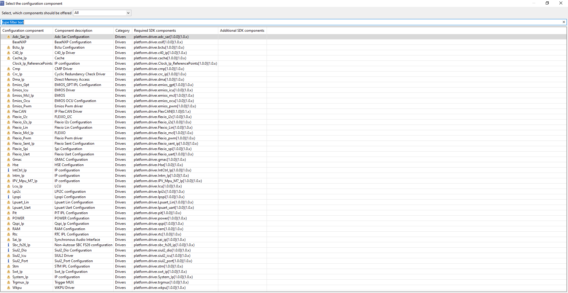 Solved: Safety Peripheral Drivers not appearing in the Components ...