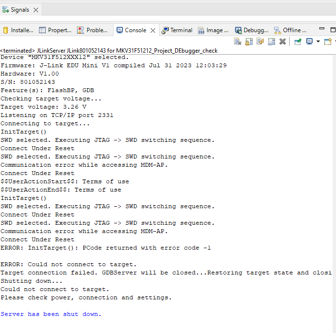 Re: Debugger issue(open SDA) - NXP Community