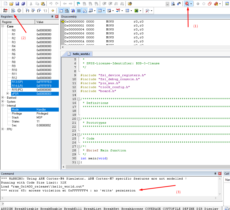 Solved How Can I Run Hello World App Demo In Ide Without Connecting With Board Nxp Community