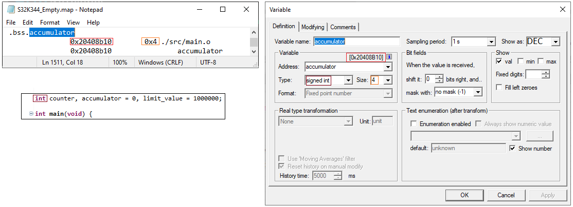 freemaster automatic variable change - NXP Community