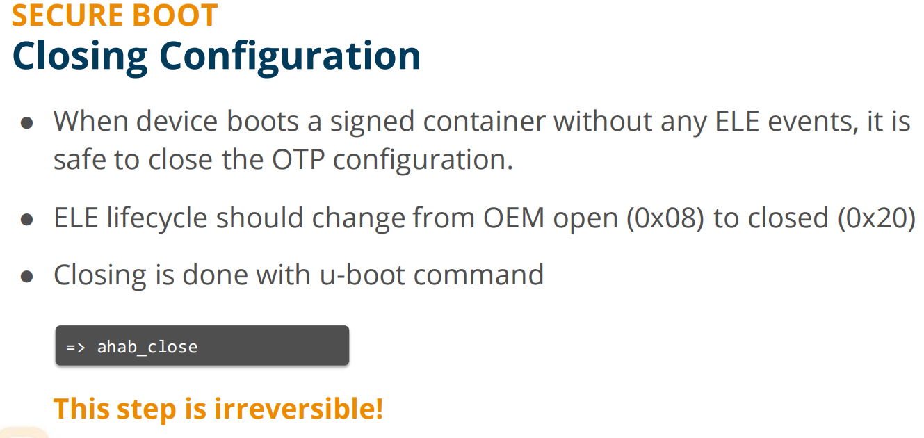 已解决: Doubt regarding ahab secure boot - NXP Community