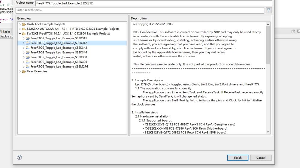 Solved: S32DS can't build freertos for S32K312 - NXP Community