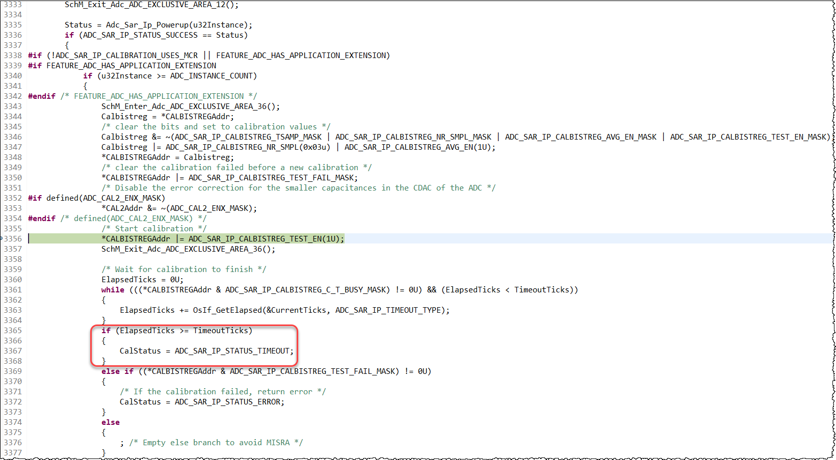 S32K312 ADC Calibration Failure - NXP Community