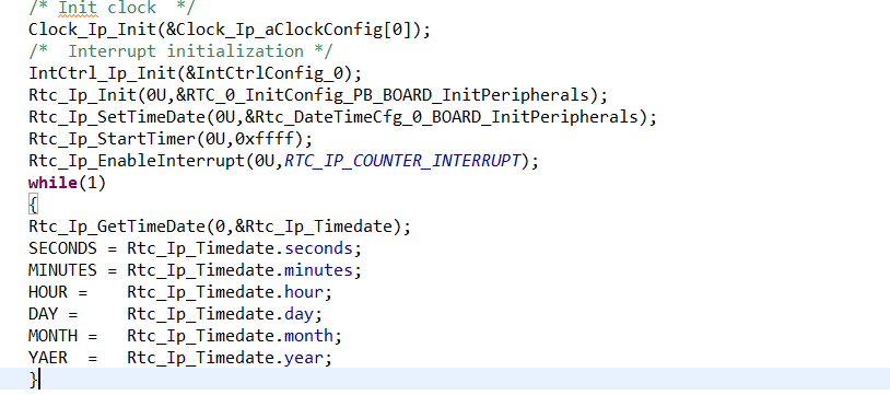 Internal RTC for K3 Controller - NXP Community