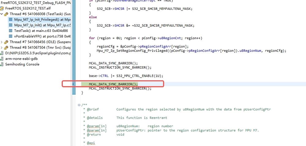 S32K312 initialize MPU Hardfault - NXP Community