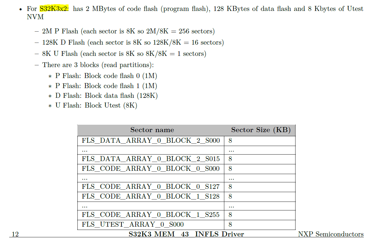 Example MCAL S32K312 MEM_InFls DS3.5 RTD300 - NXP Community