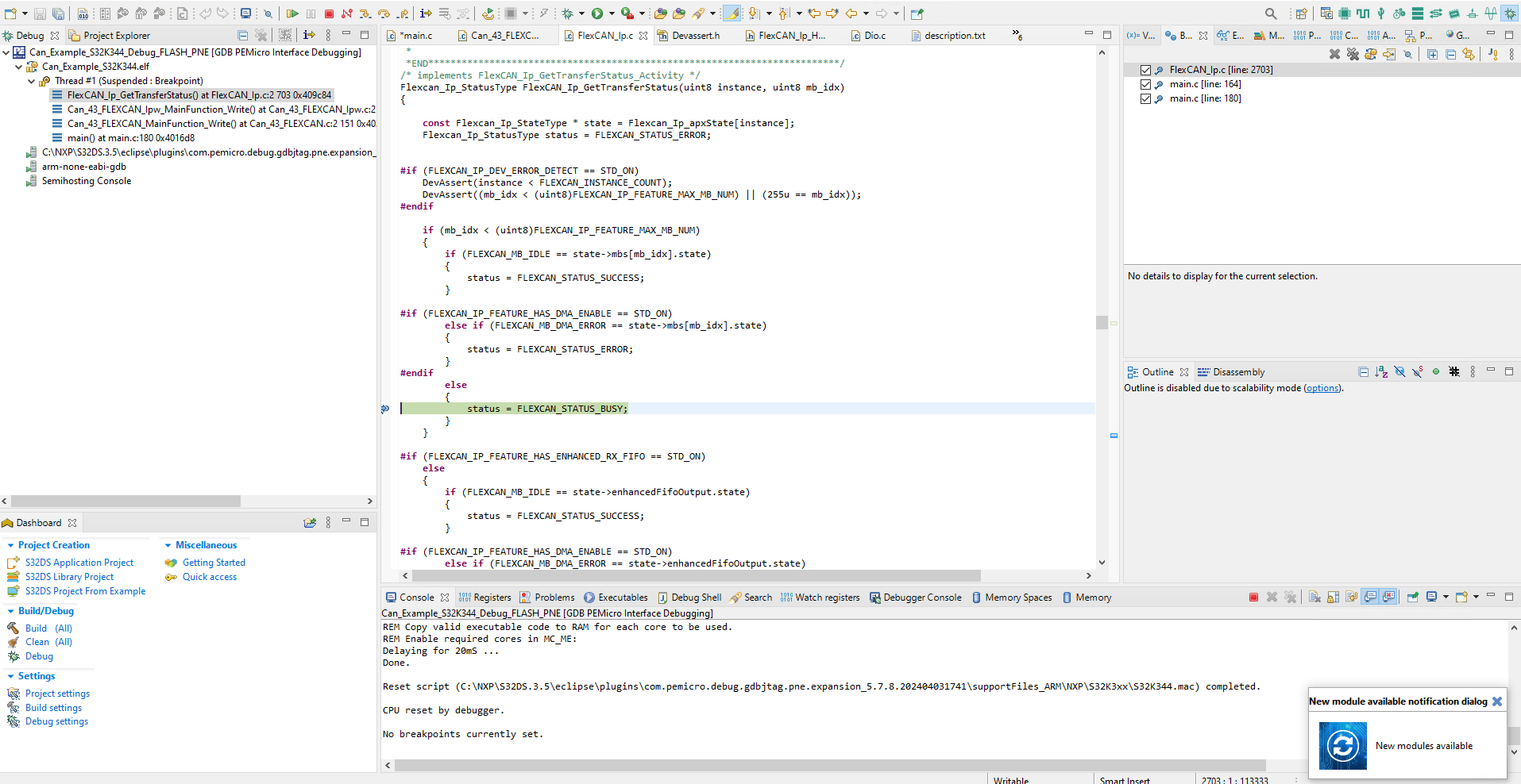 Solved: Can Examples s32k344 - NXP Community