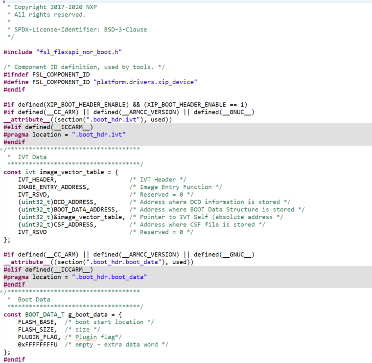 program image structure - NXP Community