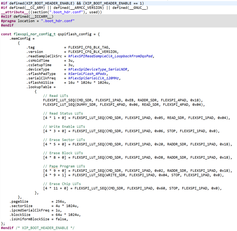 program image structure - NXP Community