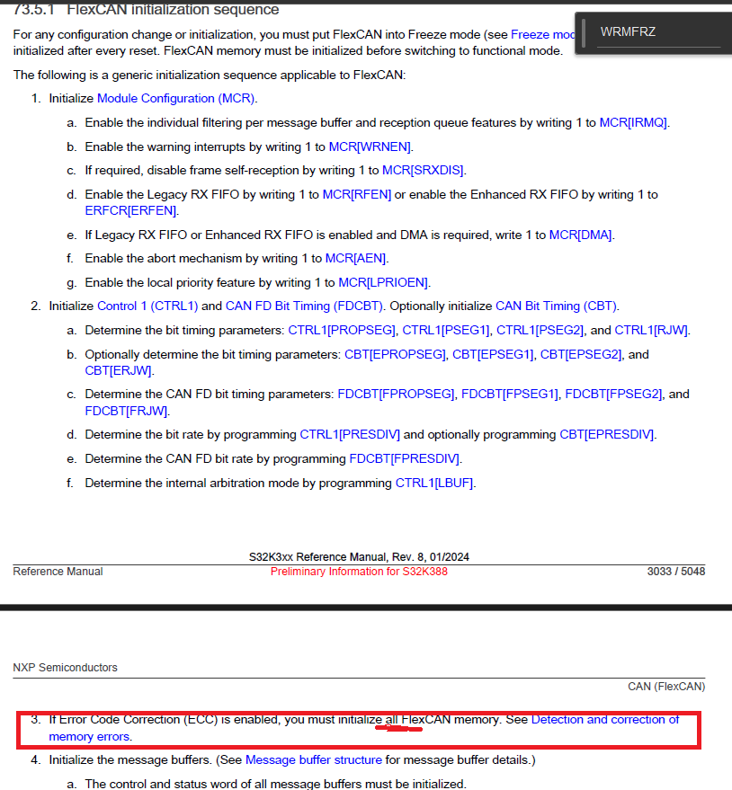 ECC FlexCAN Fault Injection Sequence & RTD Examples - NXP Community