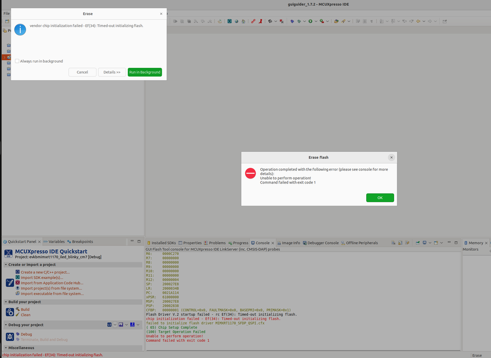 回复： Can't flash the MIMXRT1170-EVKB board - NXP Community