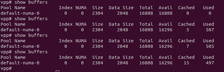 VPP show buffers issue on ls1046ardb - NXP Community