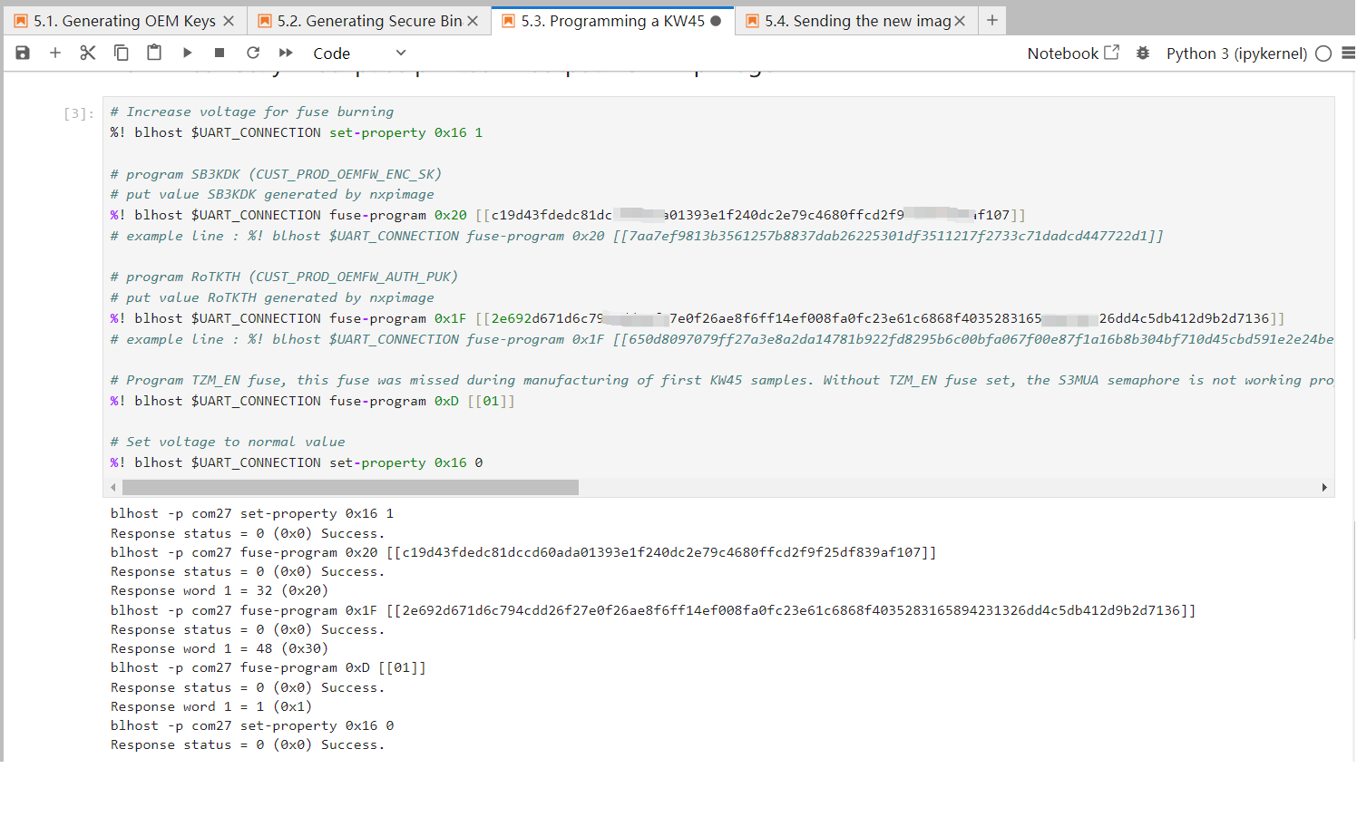 Solved: KW45 SPSDK burns NBU and locks up - NXP Community