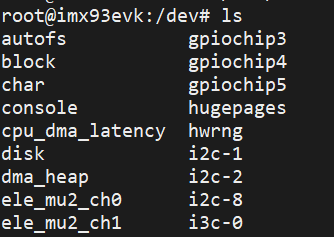 Expose the i3c device to the linux /dev directory - NXP Community