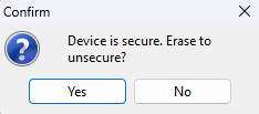 S32K144EVB-Q100 "Device is secure, Erase to unsecure" - NXP Community