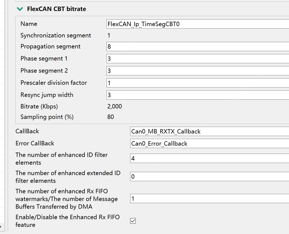 S32K312 FLEXCAN USED DMA ENHANCED fifo - NXP Community